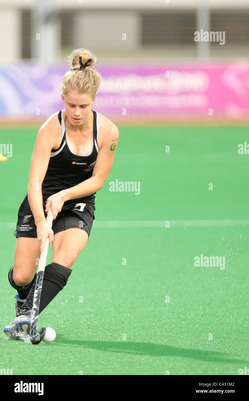 New Zealand's Michaela Curtis in action during the Women's 2010 ...