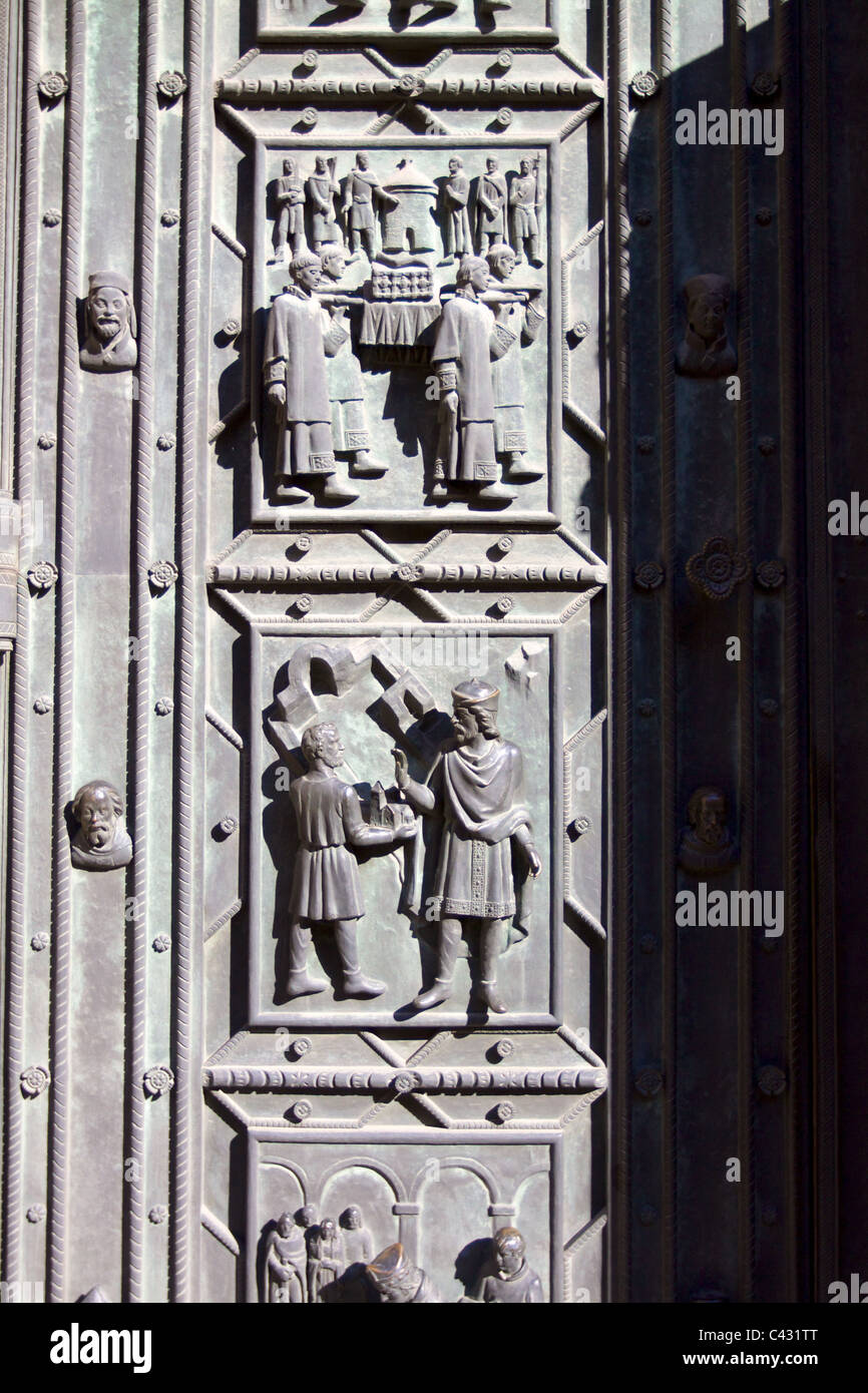 Church door inside Prague Castle Stock Photo - Alamy