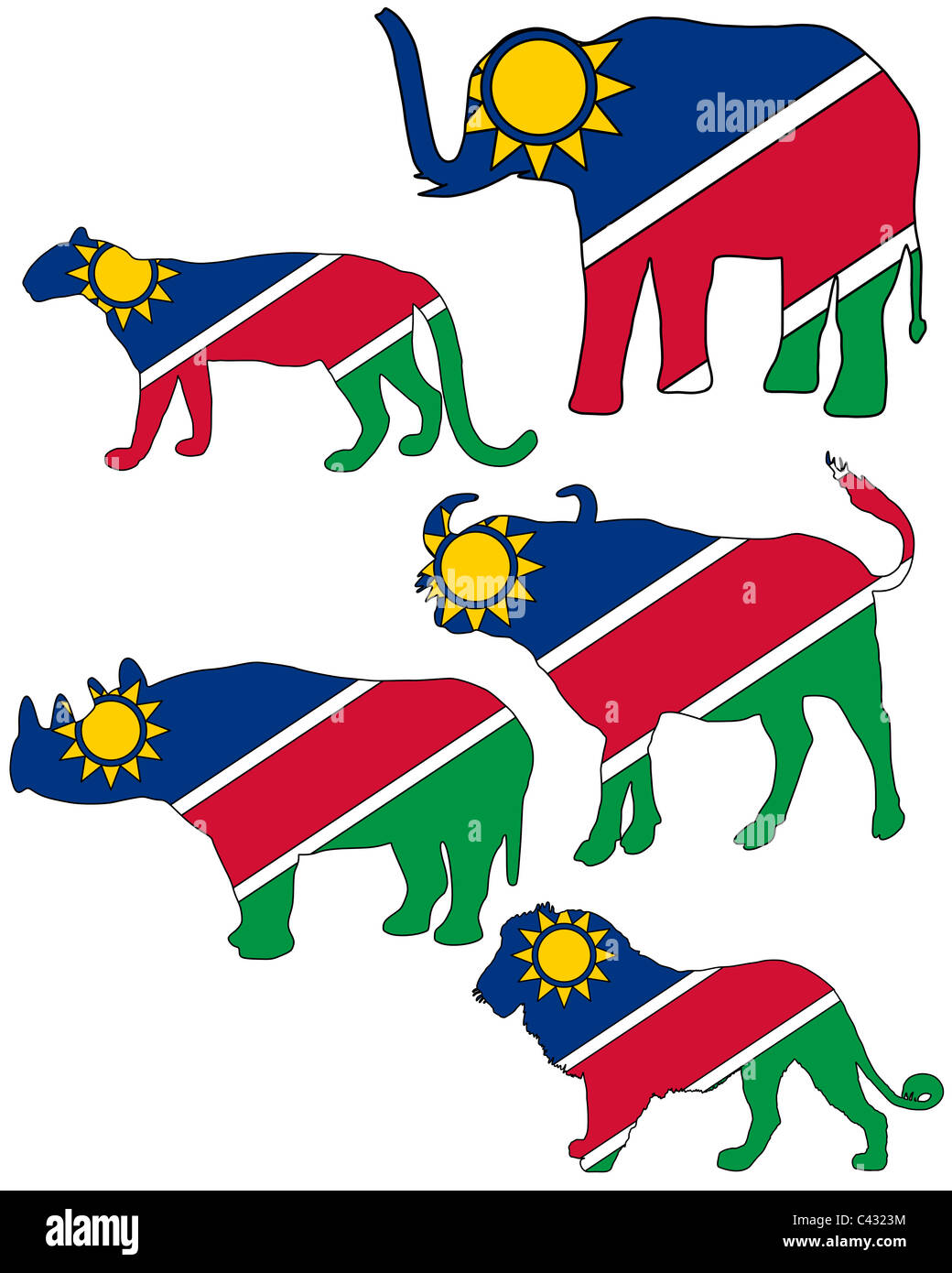 Big Five Namibia Stock Photo - Alamy