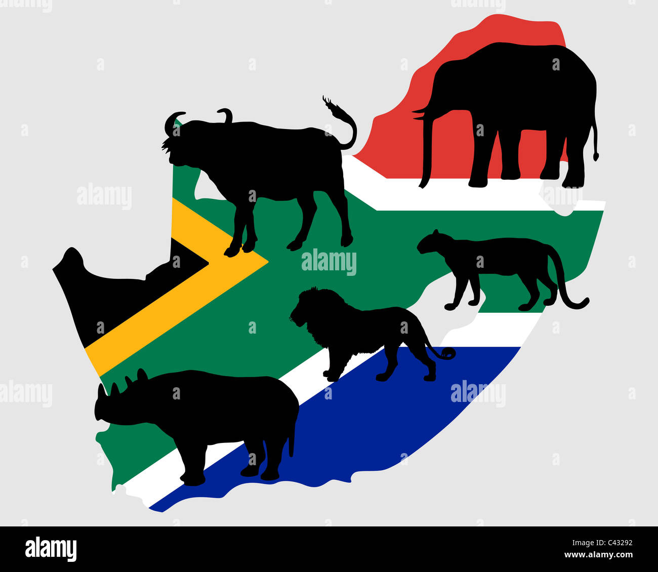 Big Five South Africa Stock Photo - Alamy