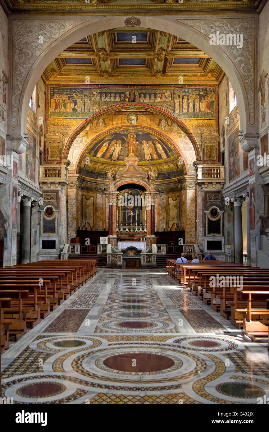 Santa Prassede Church, Rome, Italy Stock Photo - Alamy