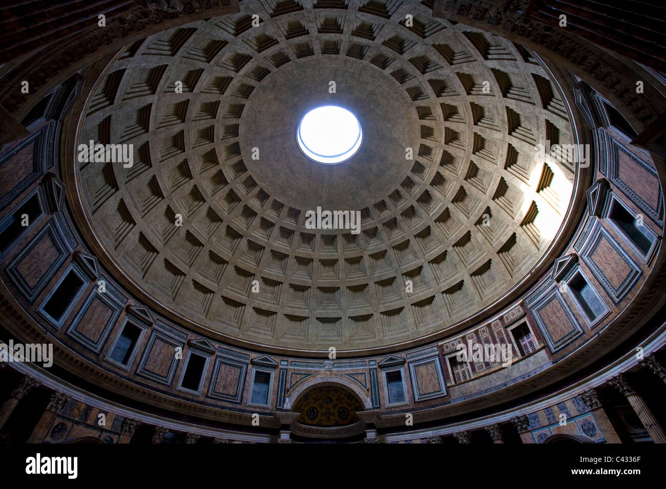 Interior of Pantheon, Rome, Italy Stock Photo - Alamy
