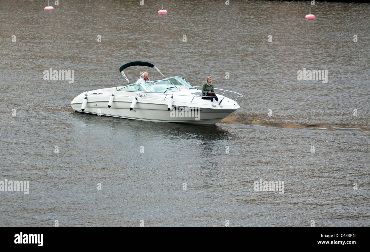 Speedboat, Stockholm, Sweden Stock Photo - Alamy
