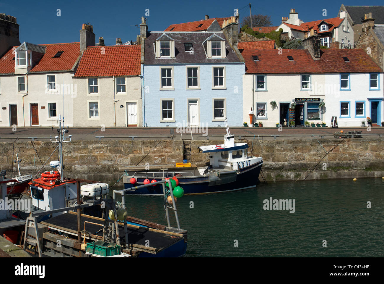 The Harbour at Pittenweem Stock Photo - Alamy
