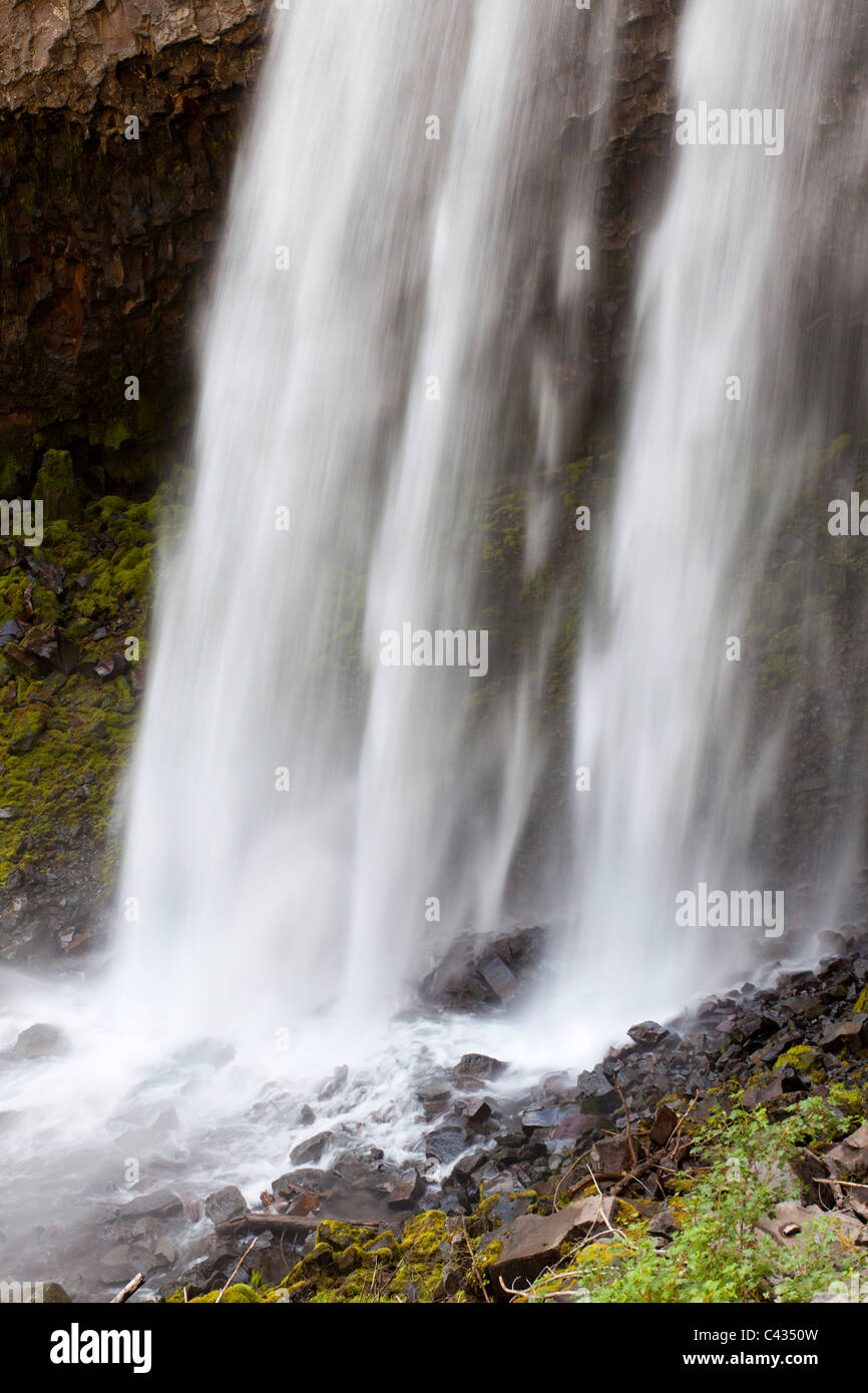 Tamanawas Falls on Cold Spring Creek near Mount Hood, Oregon USA Stock ...