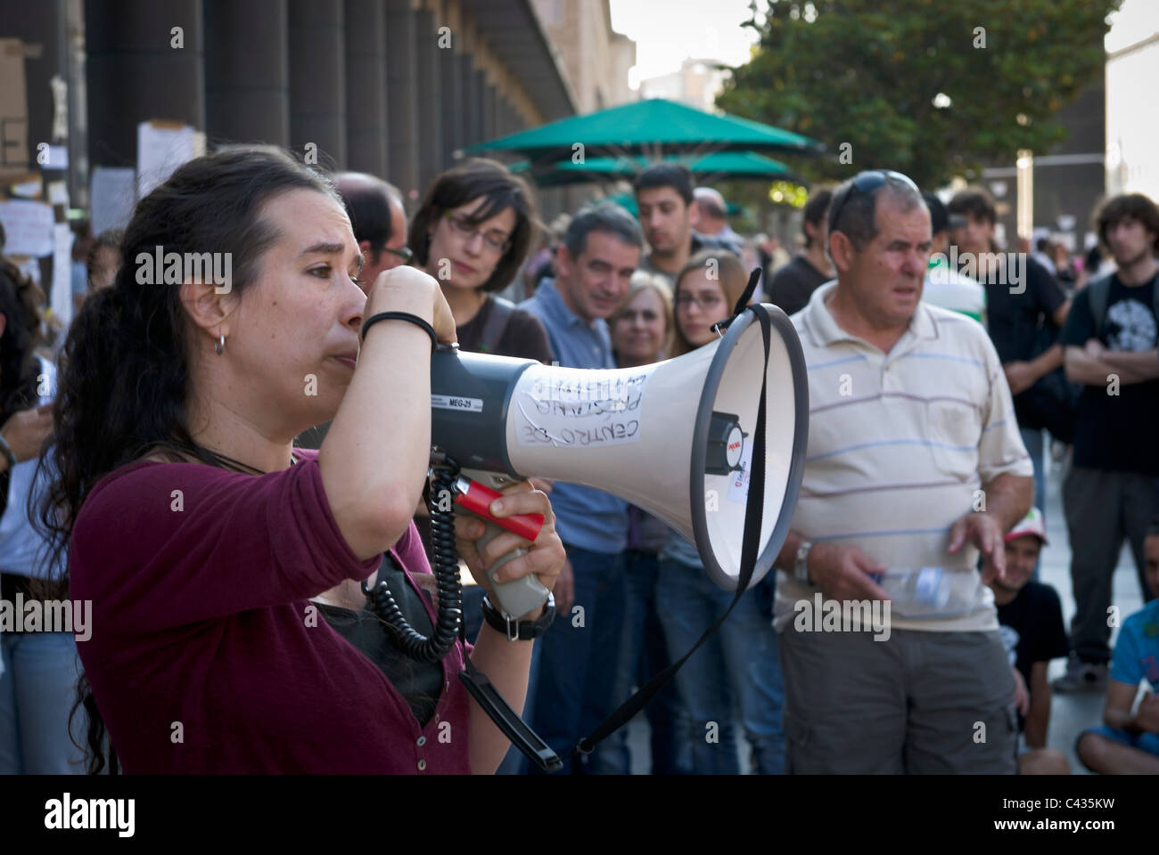 People debating in assembly during Spanish Revolution Stock Photo - Alamy