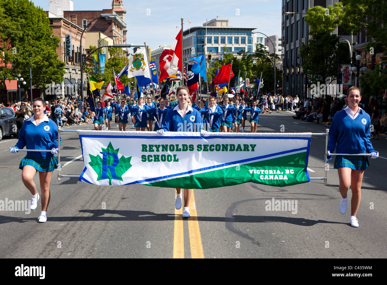 Victoria Day parade in Victoria, BC, May 2011 Stock Photo - Alamy