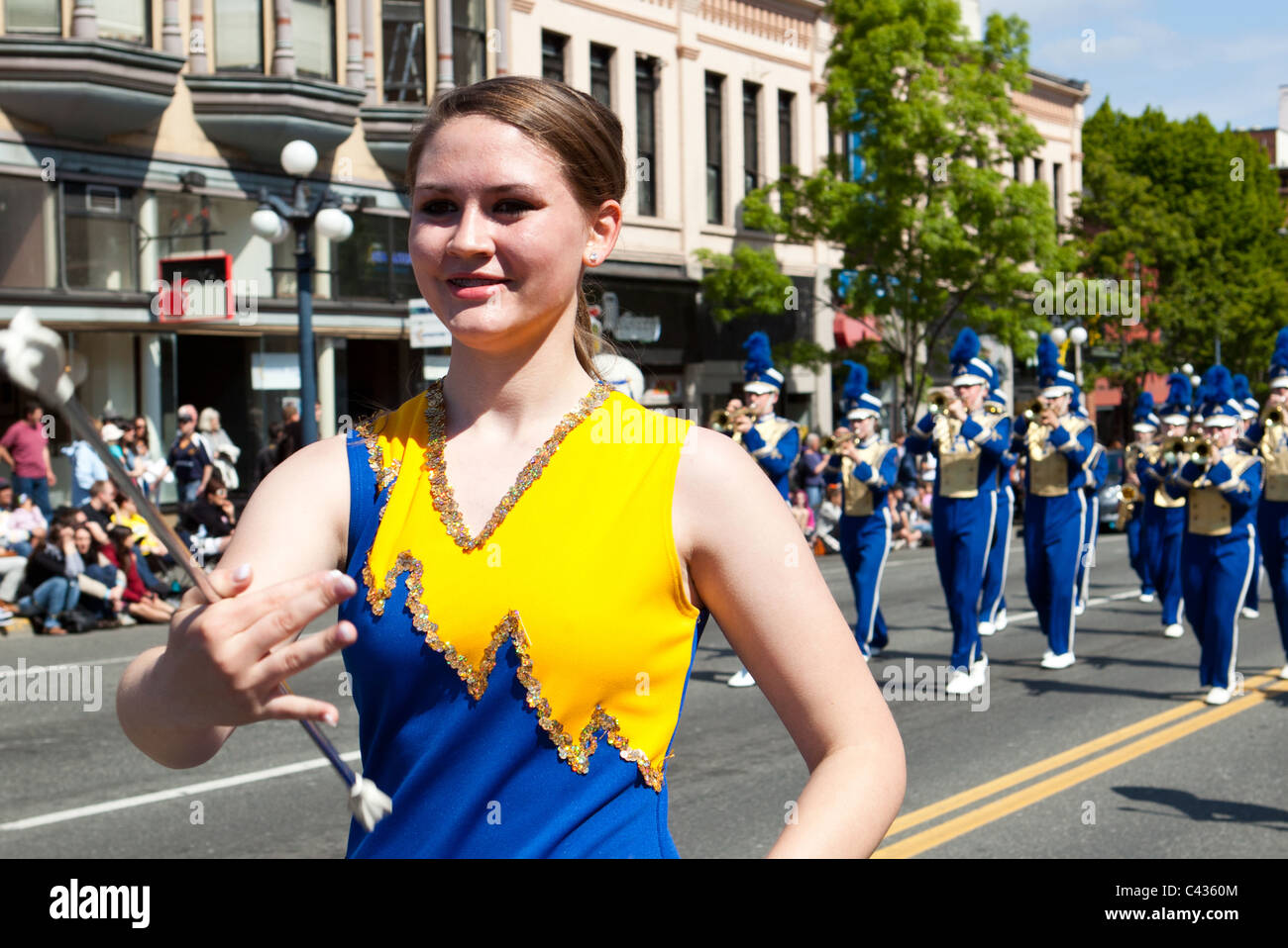Victoria Day parade in Victoria, BC, May 2011 Stock Photo - Alamy