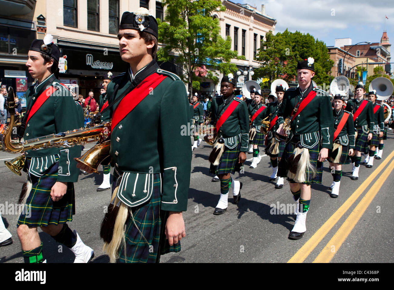 Victoria Day parade in Victoria, BC, May 2011 Stock Photo - Alamy