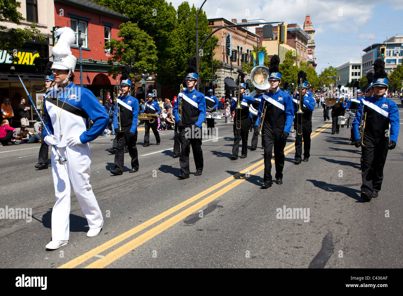 Victoria Day parade in Victoria, BC, May 2011 Stock Photo - Alamy