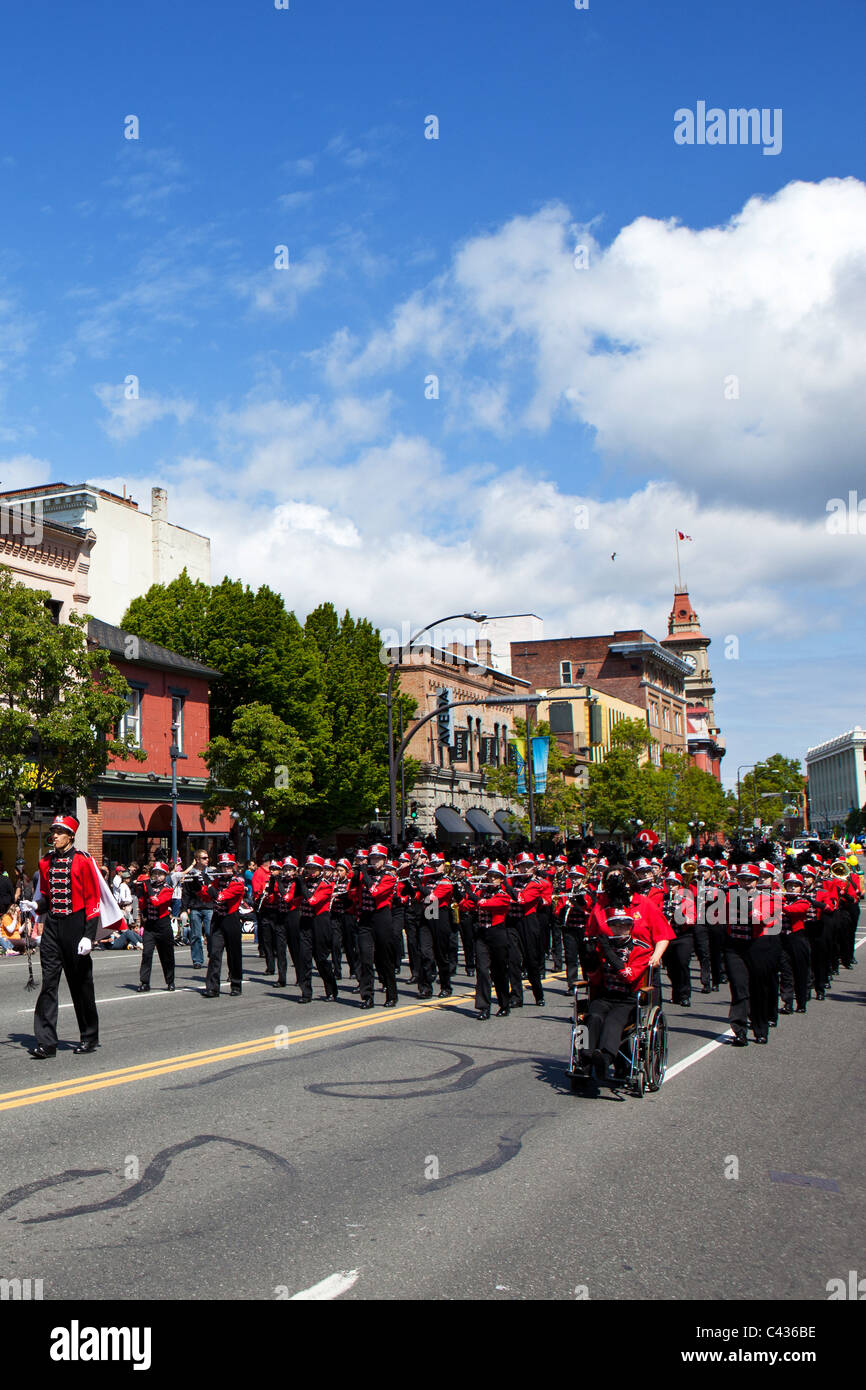 Victoria Day parade in Victoria, BC, May 2011 Stock Photo - Alamy