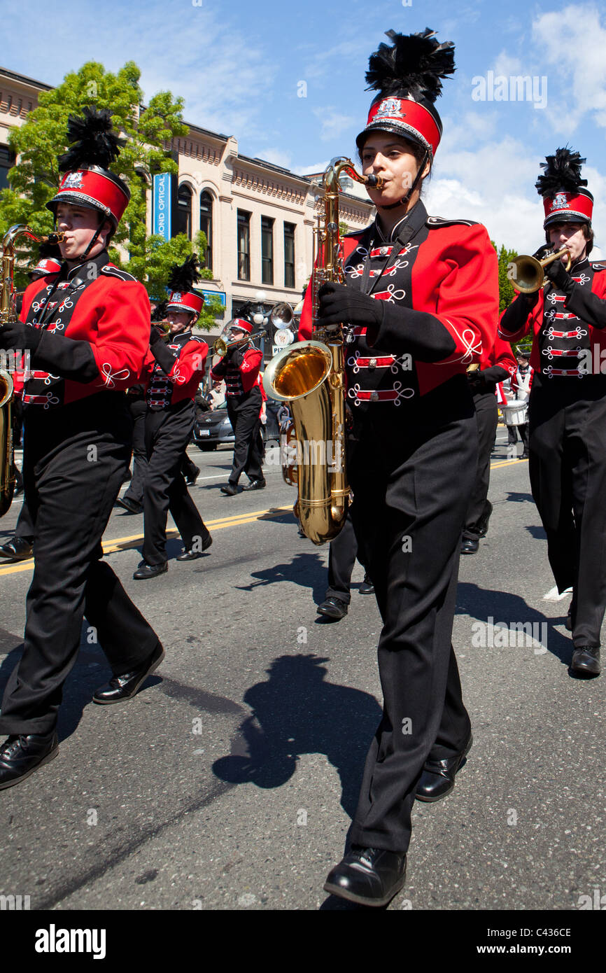 Victoria Day parade in Victoria, BC, May 2011 Stock Photo - Alamy