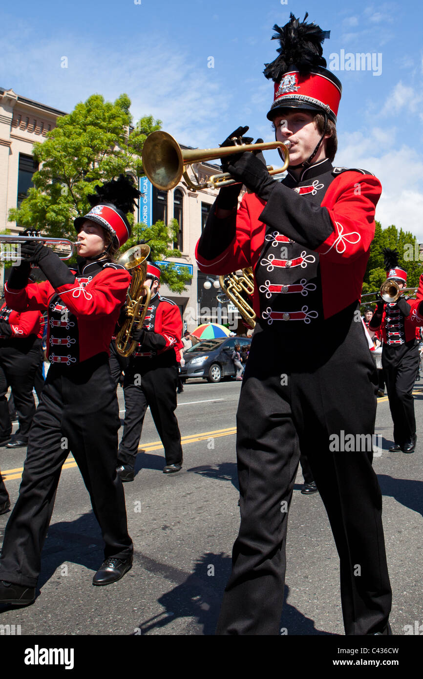 Victoria Day parade in Victoria, BC, May 2011 Stock Photo - Alamy