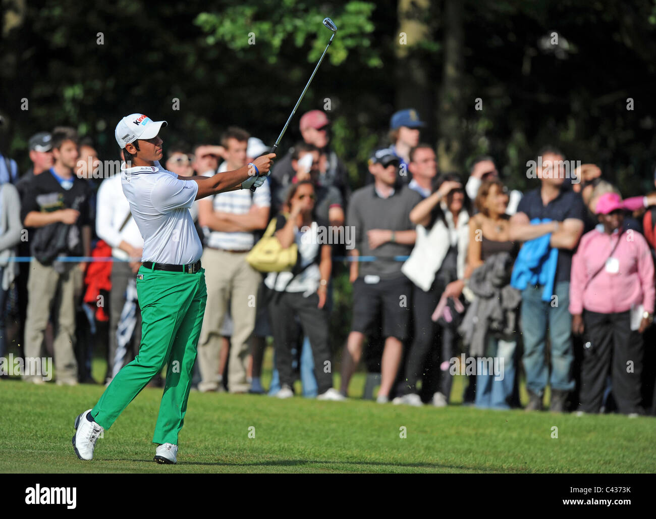Professional Golfer Matteo Manassero in action Stock Photo - Alamy