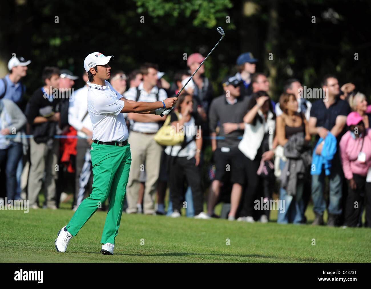 Professional Golfer Matteo Manassero in action Stock Photo - Alamy