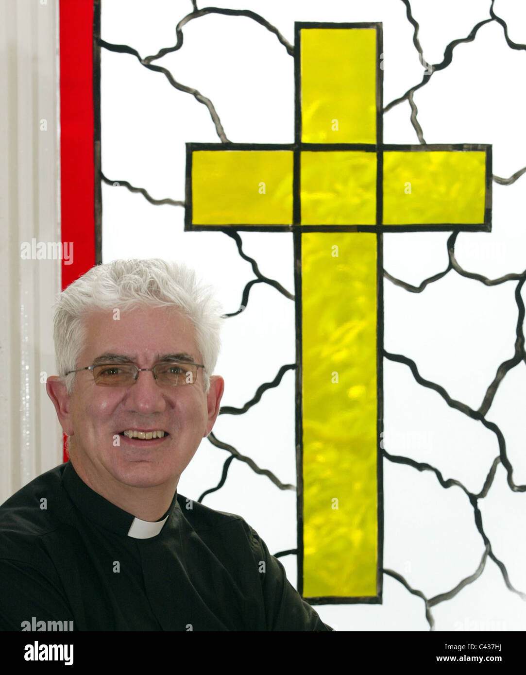 Father Edward Kenneally stands in the converted chapel in The Oratory ...