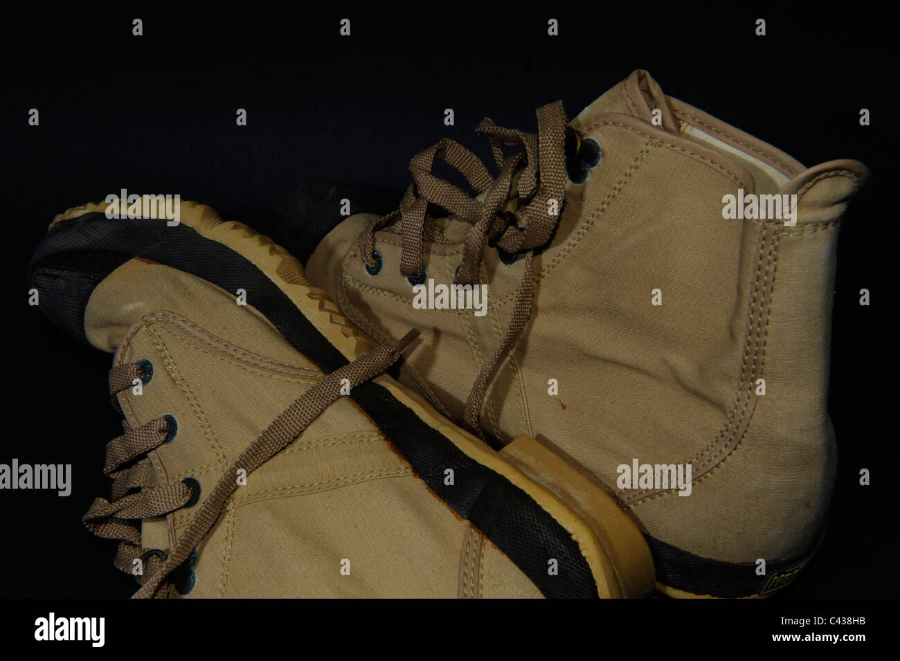 Old Wading Boots Stock Photo - Alamy