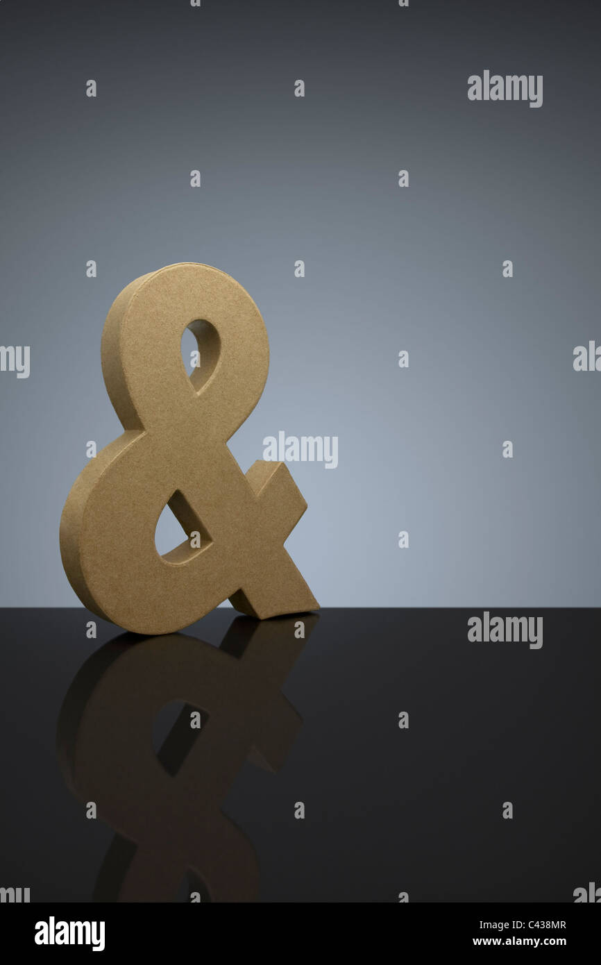 & Logogram concept Stock Photo - Alamy