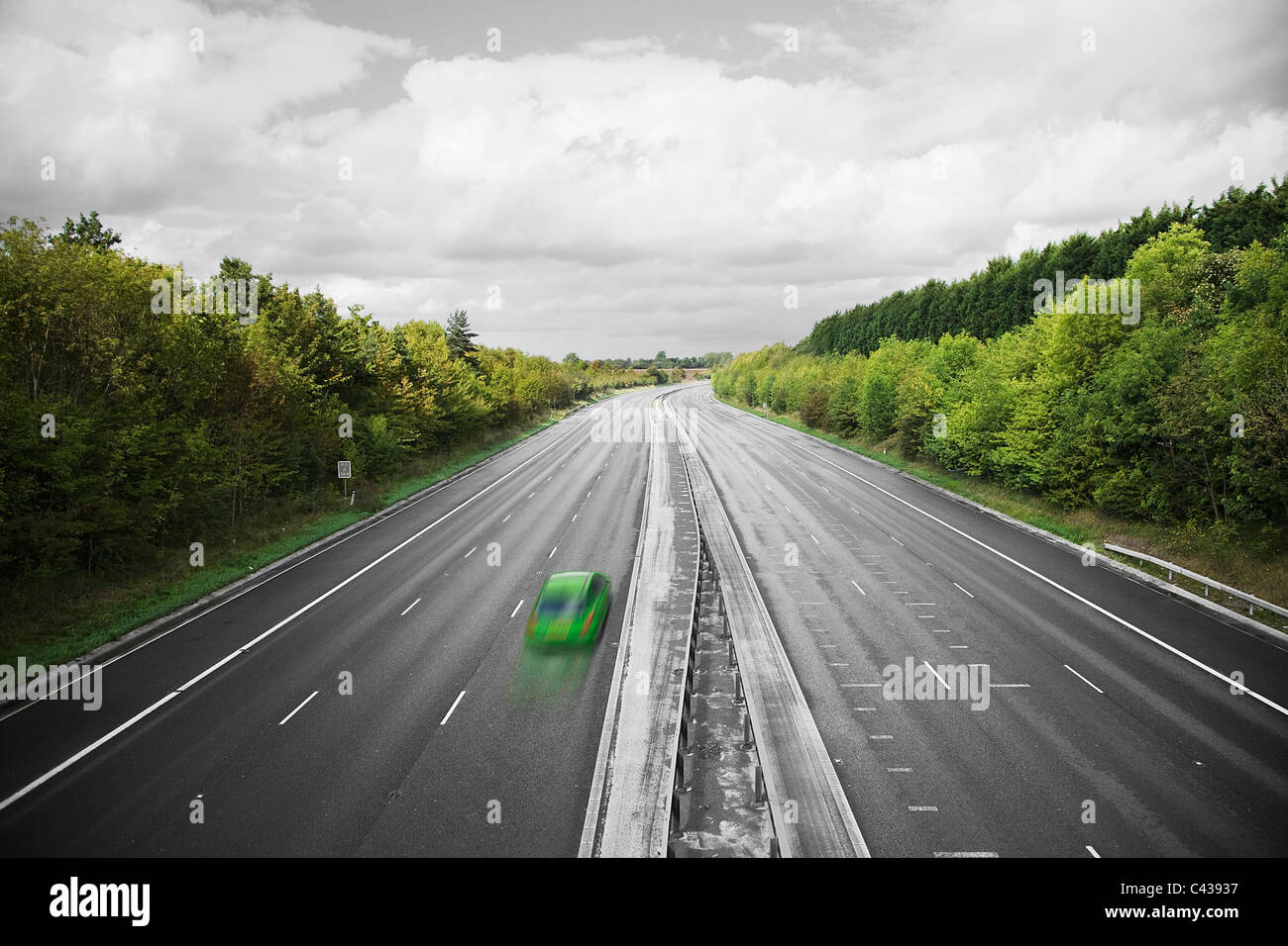 Empty motorway hi-res stock photography and images - Alamy