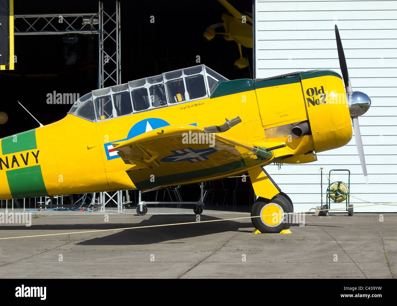 Stock photo of an AT-6D aircraft at the Pearson Air Museum, Vancouver ...