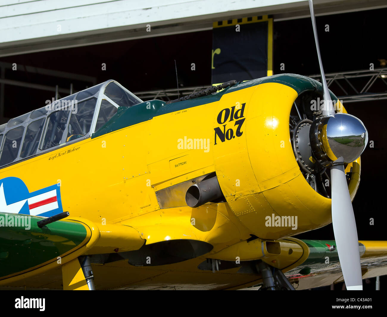 Stock photo of an AT-6D aircraft at the Pearson Air Museum, Vancouver ...