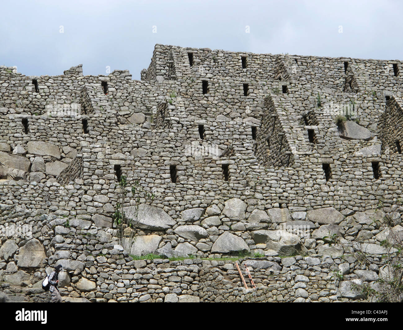 Machu picchu stone wall hi-res stock photography and images - Alamy