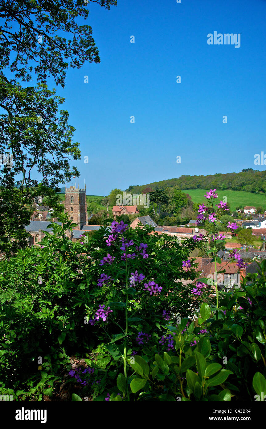 Dunster Castle Somerset UK National Trust Stock Photo - Alamy