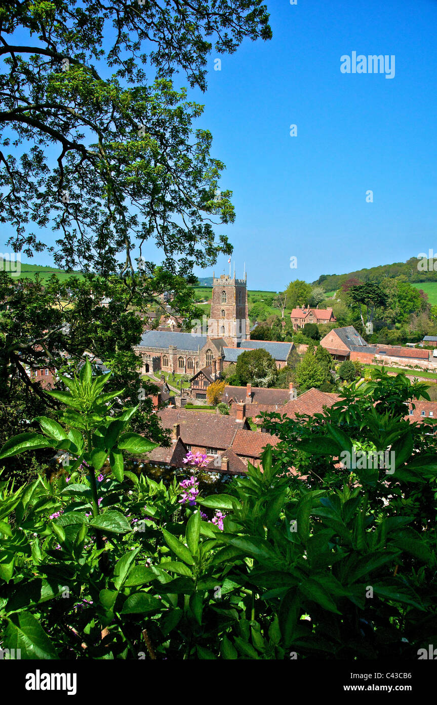 Dunster Castle Somerset UK National Trust Stock Photo - Alamy