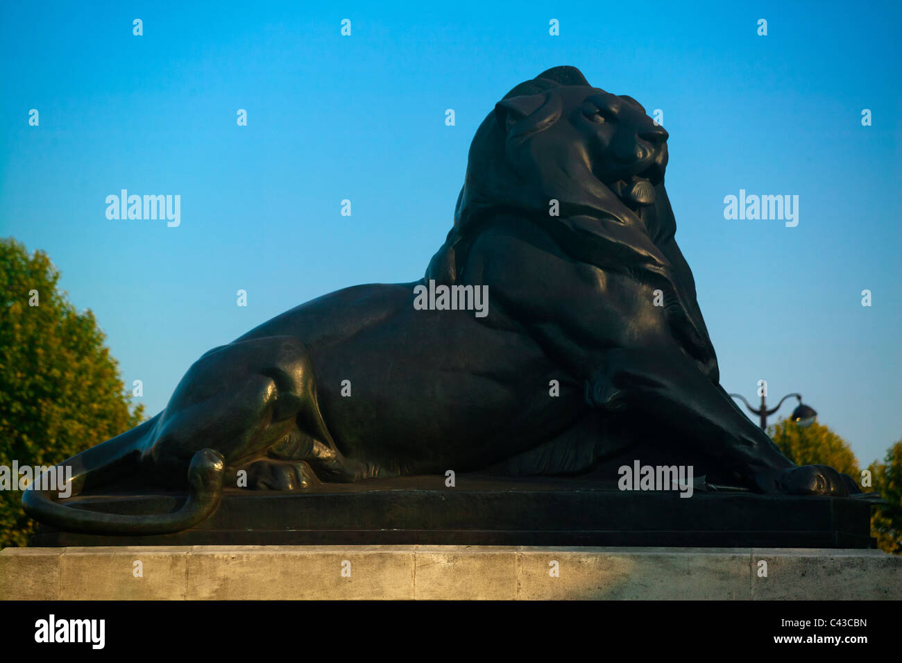 Place Denfert-Rochereau, Paris, France Stock Photo - Alamy