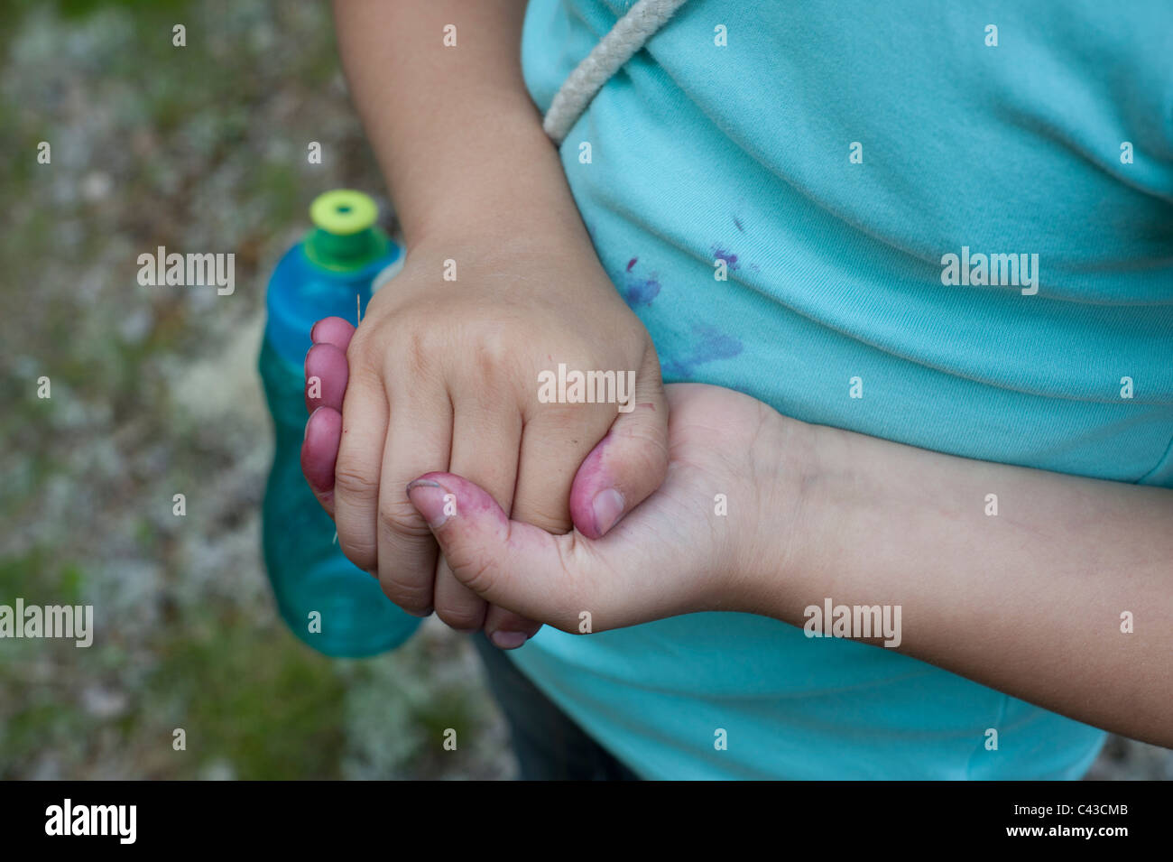 Child folding hands Stock Photo - Alamy