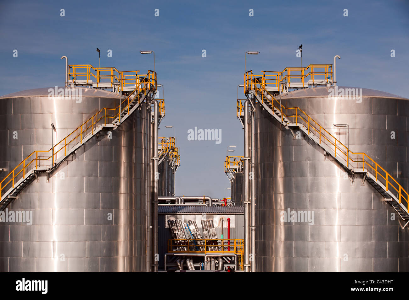 Large industrial chemical factory in hi-res stock photography and ...