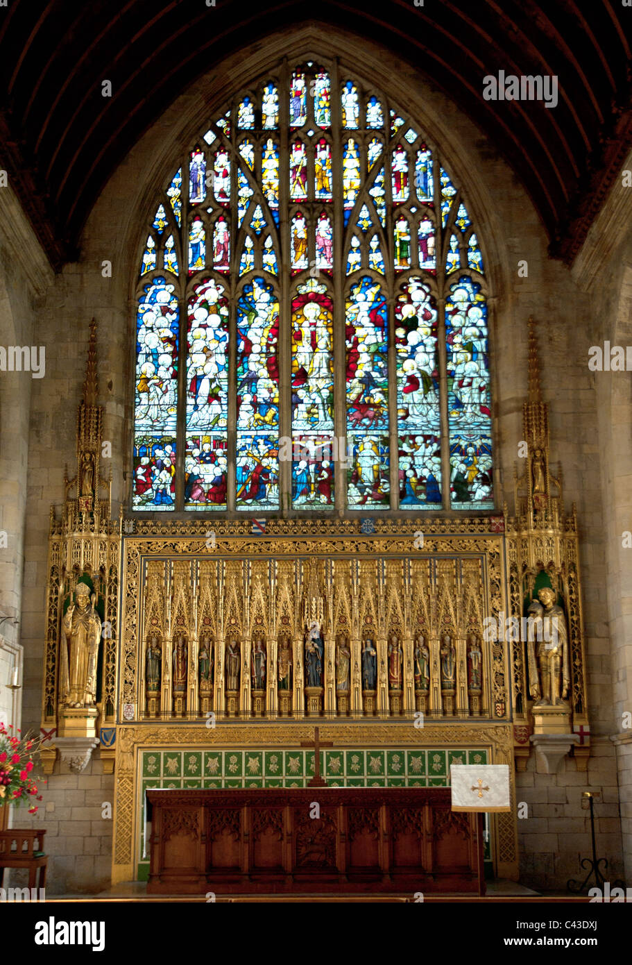 St Patrick's church Patrington 13th -14 th century church Stock Photo ...