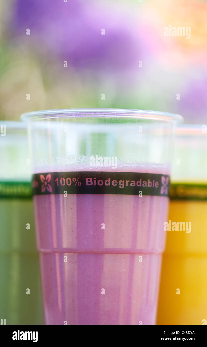 Biodegradable, Compostable plastic free cups made from plant material ...