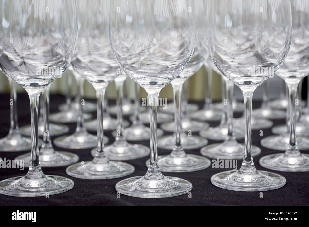 Copas de cristal Stock Photo - Alamy