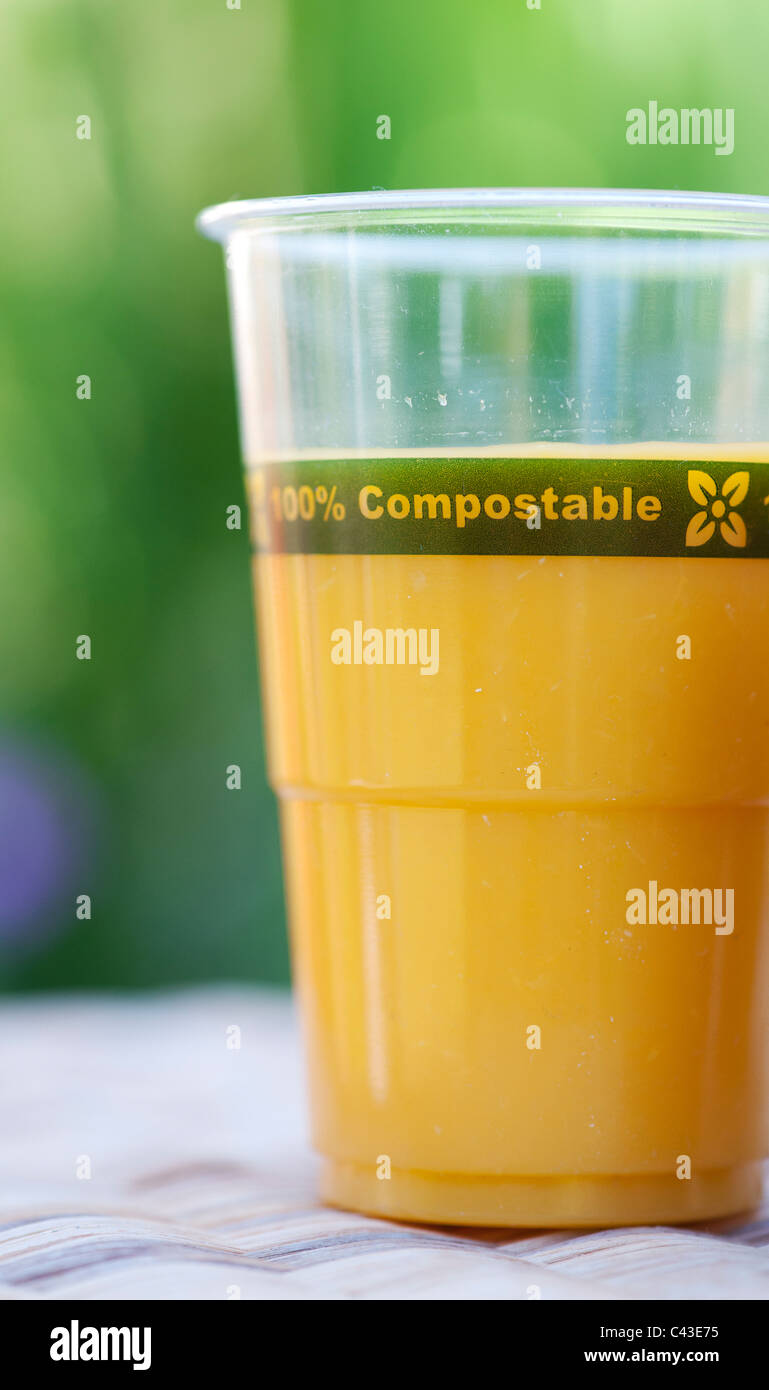 Biodegradable, Compostable plastic free cups made from plant material ...