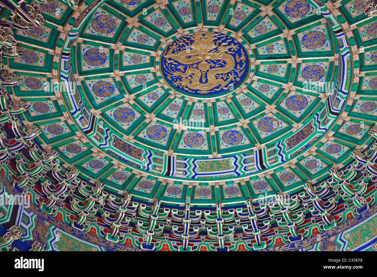 Asia, China, Beijing, Temple of Heaven, Tiantan, Interior, Interiors ...