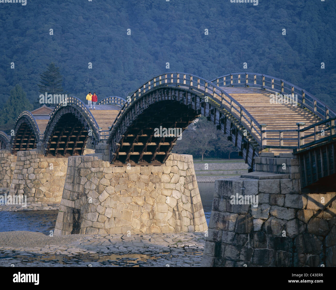 Asia, Bridge, Brocade, Holiday, Honshu, Iwakuni, Japan, Kintaikyo ...