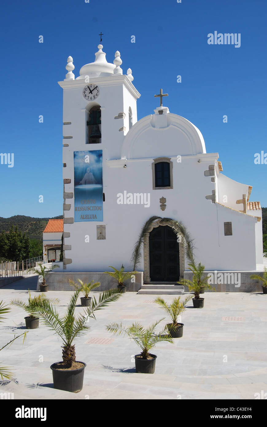 Querenca Church Loule Palm Sunday Stock Photo - Alamy