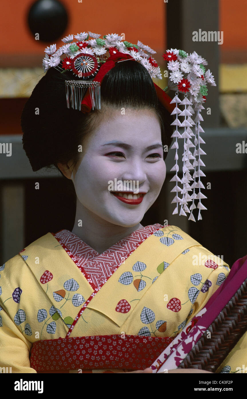 Apprentice, Asia, Geisha, Holiday, Honshu, Japan, Kimono, Kyoto ...