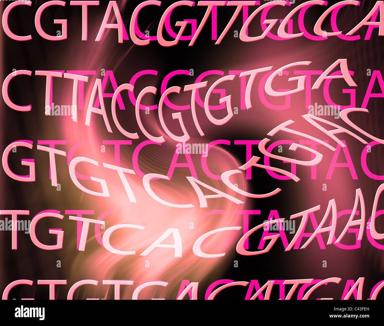 PINK DNA CODE GENETIC CODING new pattern background Stock Photo - Alamy