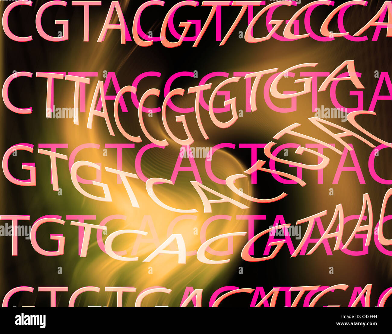 DNA GENETIC CODE VARIATION DEVIATION new pattern background Stock Photo ...