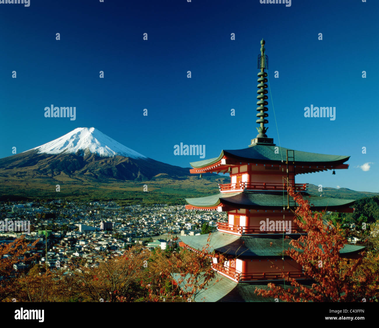 Asia, Hakone, Holiday, Honshu, Japan, Landmark, Mount fuji, Pagoda ...