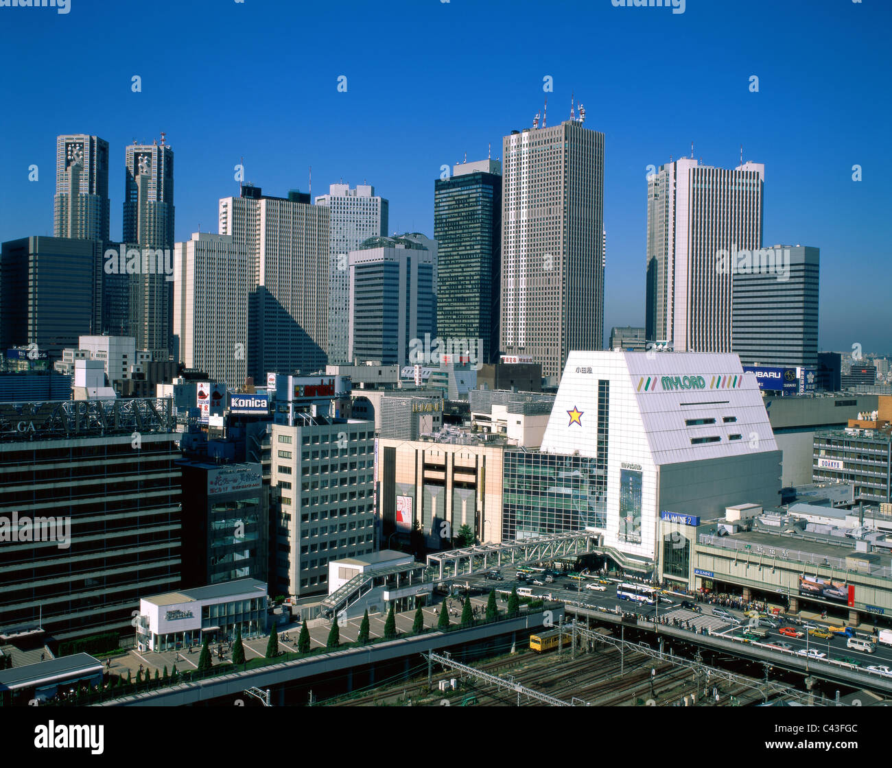Asia, City, Holiday, Honshu, Japan, Landmark, Shinjuku, Skyline, Tokyo, Tourism, Travel ...