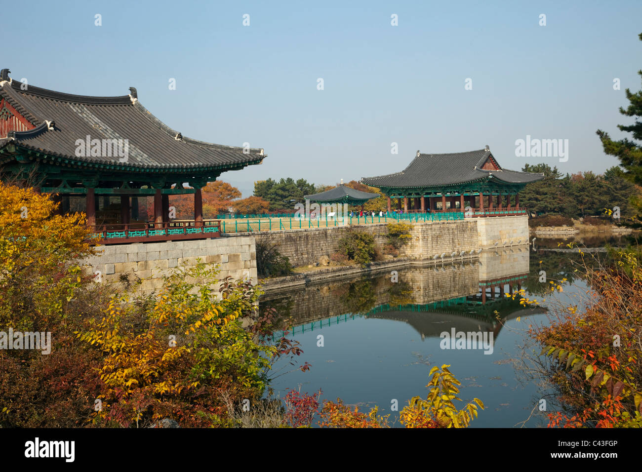 Asia, Korea, Gyeongju, Kyongju, Anapji Pond, Anapji, UNESCO, UNESCO ...