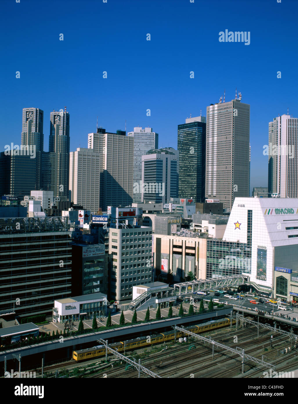 Asia, City, Holiday, Honshu, Japan, Landmark, Shinjuku, Skyline, Station, Tokyo, Tourism, Travel ...