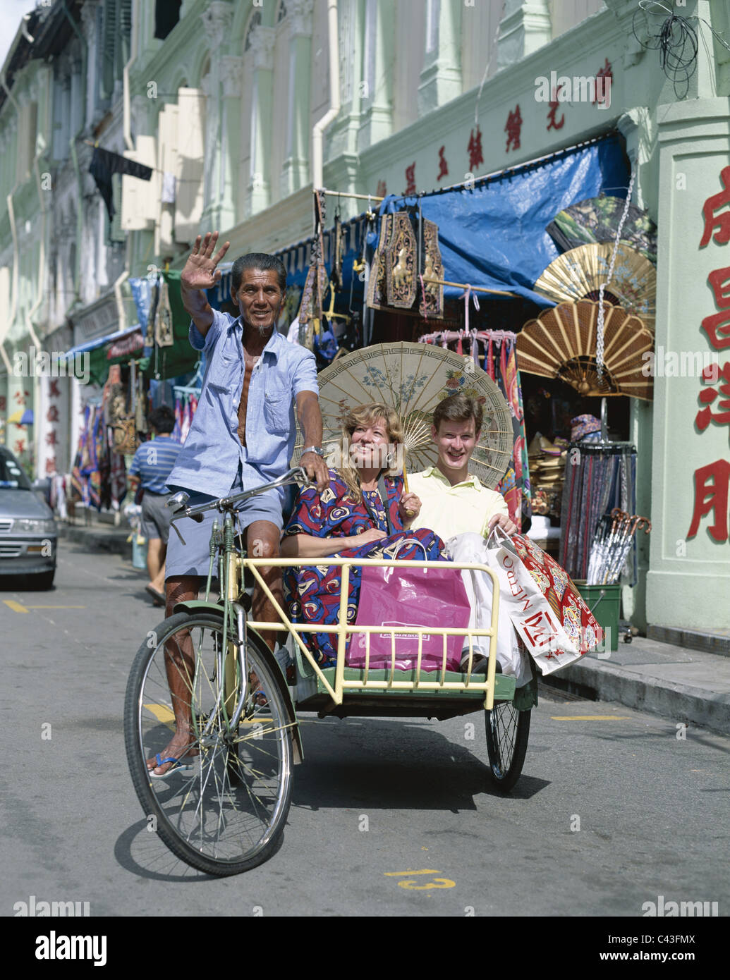 Chinatown, Holiday, Landmark, Rickshaw, Singapore, Asia, Tourism ...