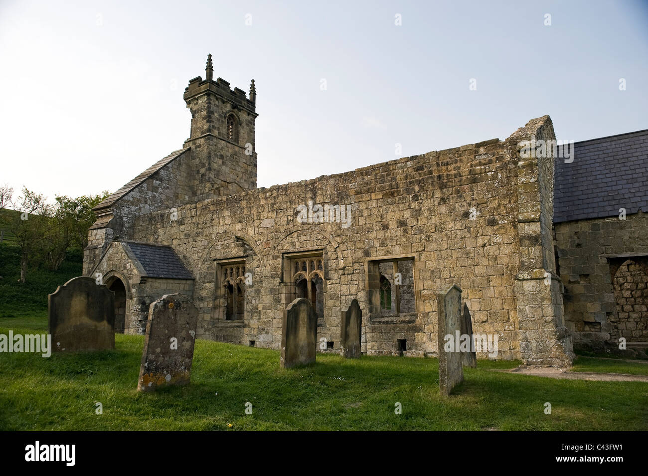 St. Martin's Church at Wharram Percy, Deserted Medieval Village, North ...