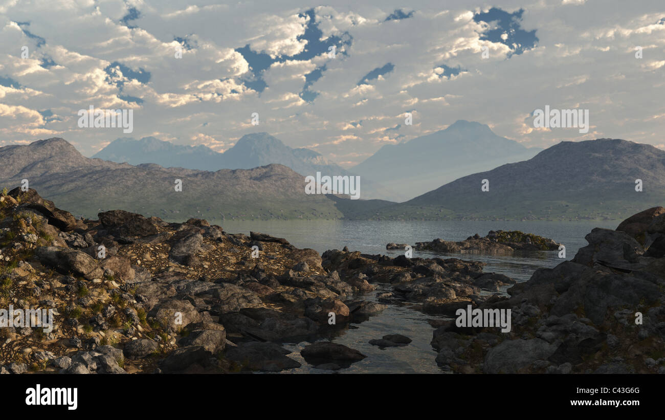 Scottish Loch Shore Stock Photo - Alamy