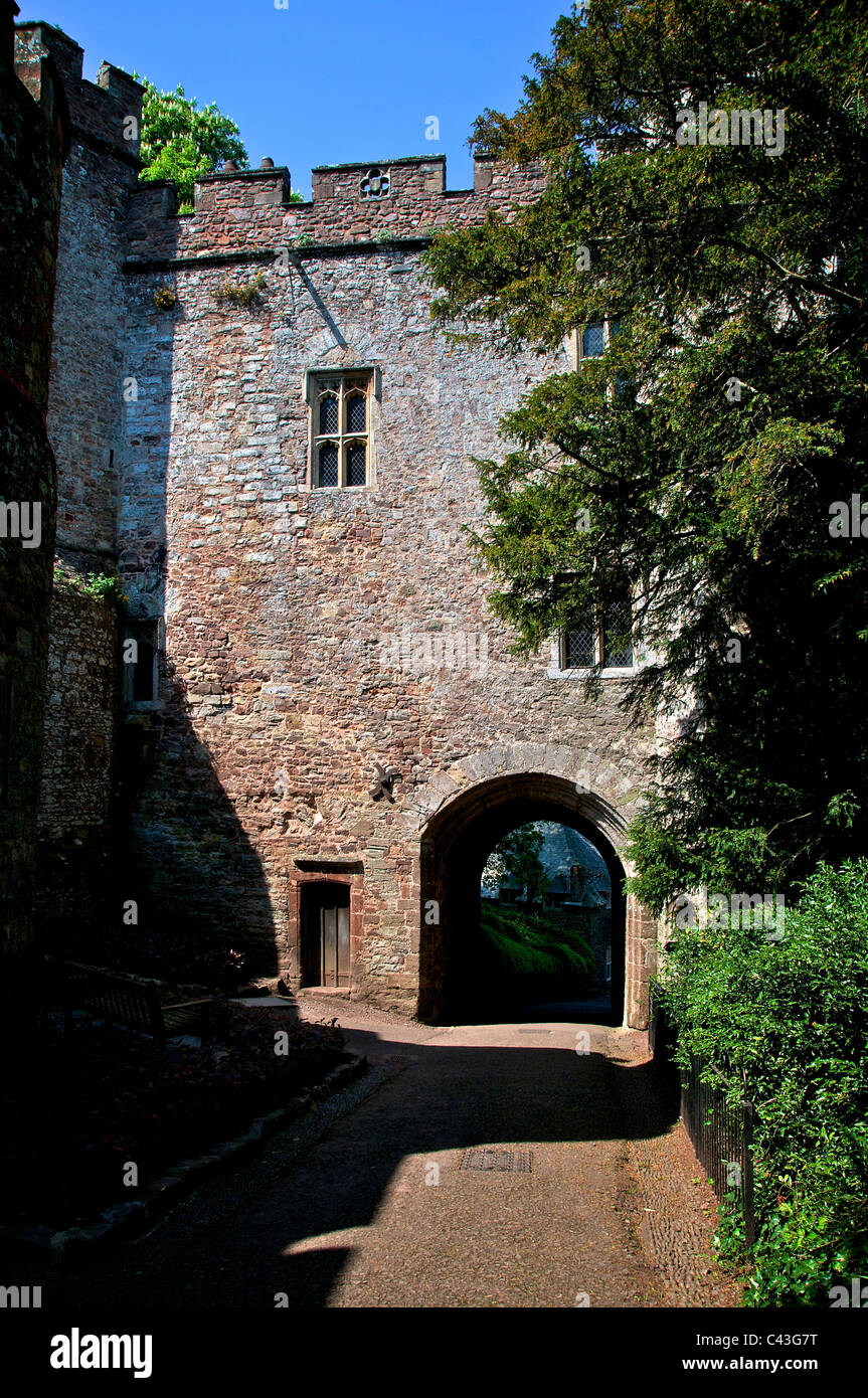 Dunster Castle Somerset UK National Trust Stock Photo - Alamy