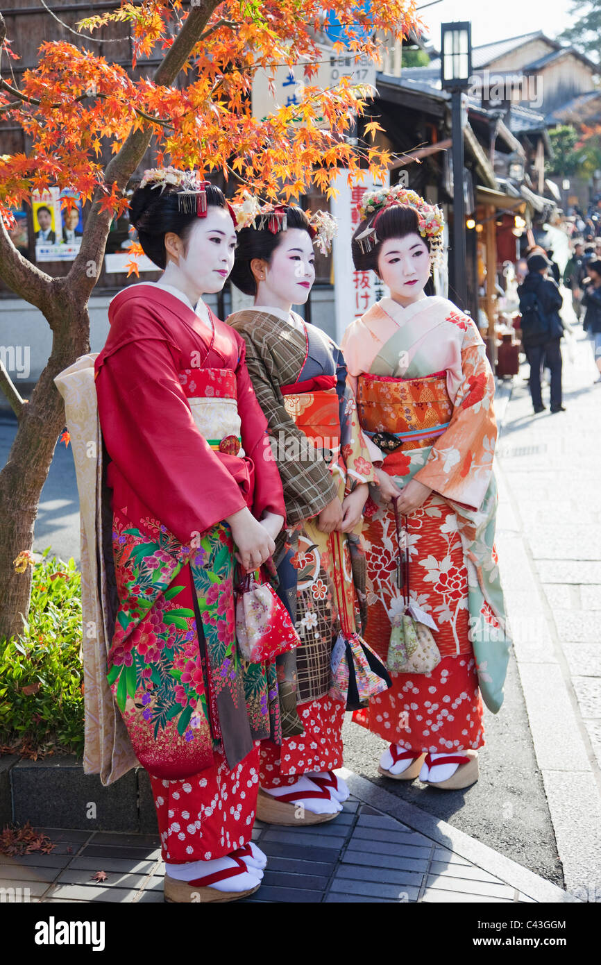 Asia, Japan, Honshu, Kyoto, Higashiyama, Female, Woman, Women, Japanese ...